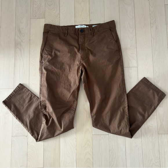 H&M | Pants | Hm Logg Coupe Skinny Brown Chino Pants | Poshmark